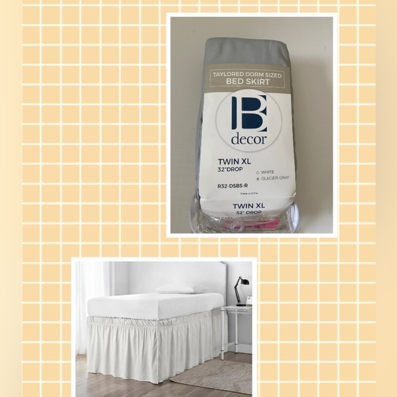 Byourbed Decor | Bedding | Byourbed Decor Ruffled Dorm 32inch Drop Bed ...